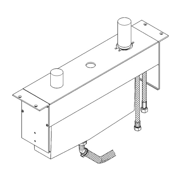 GROHE 3-Loch-EH-Wannenkombination 33339 Unterbau für Fliesenbankmontage ...